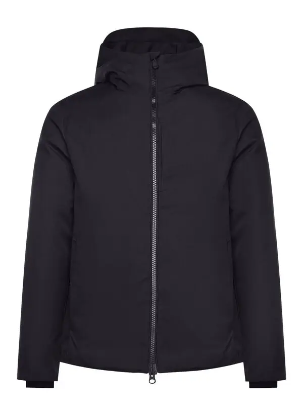 SAVE THE DUCK Hooded Zip-up Jacket - Black