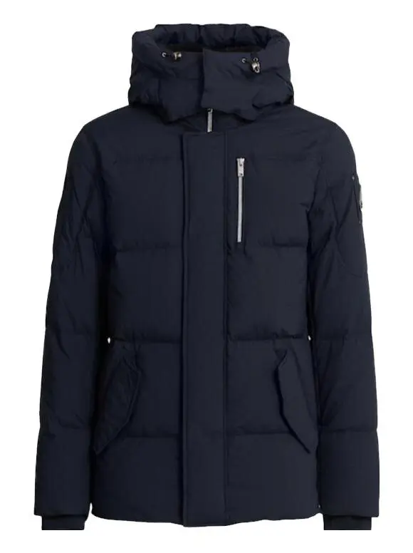 Moose Knuckles 3q Everest Down Jacket With Hood - Black