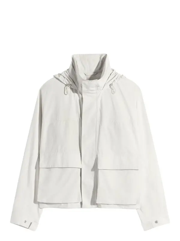 LEMAIRE Drawstring Hooded Rain Jacket - Soybean