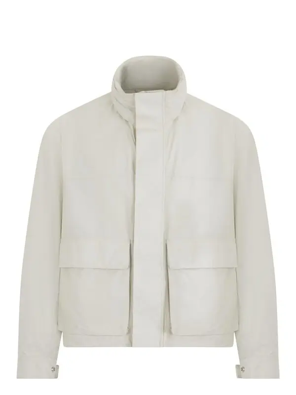 LEMAIRE Drawstring Hooded Rain Jacket - Soybean
