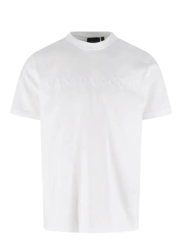Canada Goose Embroidered Logo T-shirt - White
