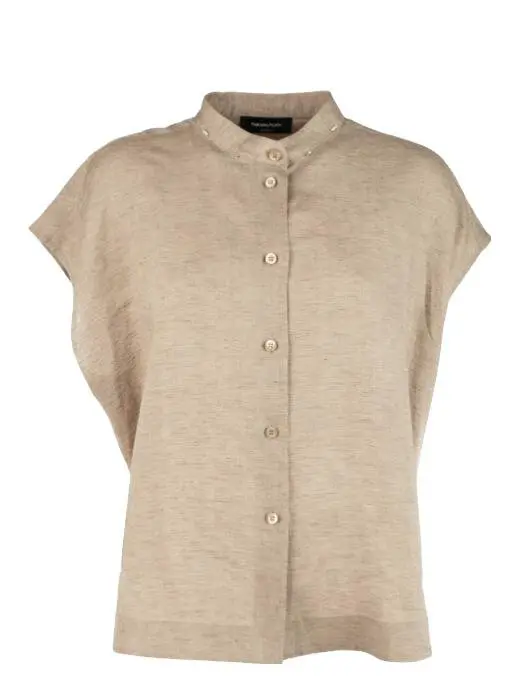 Fabiana Filippi Short Sleeve Shirt - Nude