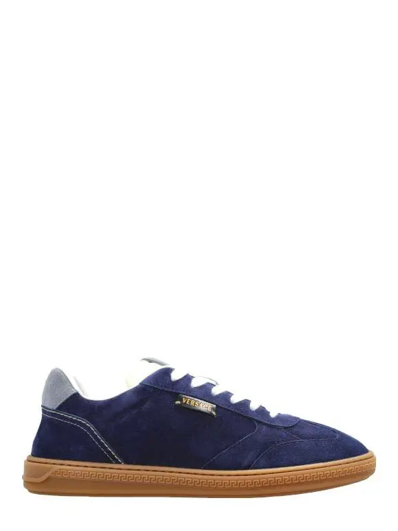 Versace Greca Lace-up Sneakers - Black