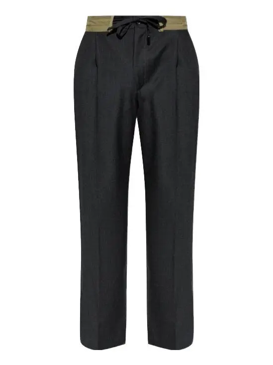 Dolce & Gabbana Drawstring Waist Trousers - Black
