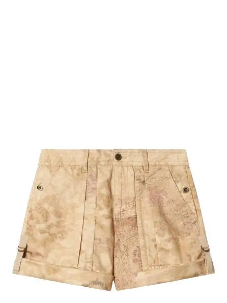 Isabel Marant Étoile Calissy Printed Bermuda Shorts - Desert