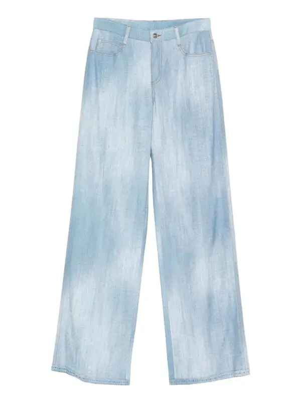 Ermanno Scervino Wide-leg Trousers - Blue