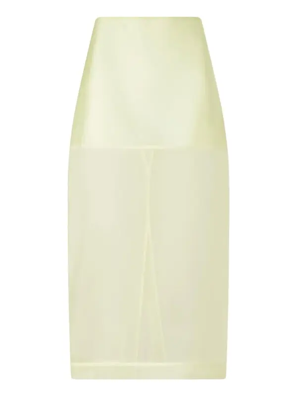 THE FRANKIE SHOP Peri Tulle Skirt - Light Yellow
