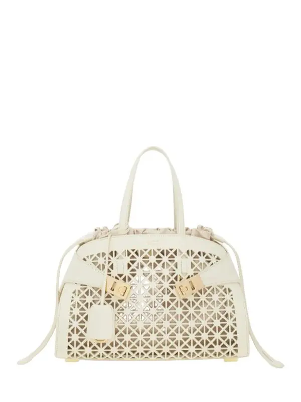 FERRAGAMO Hug Handbag - Mascarpone