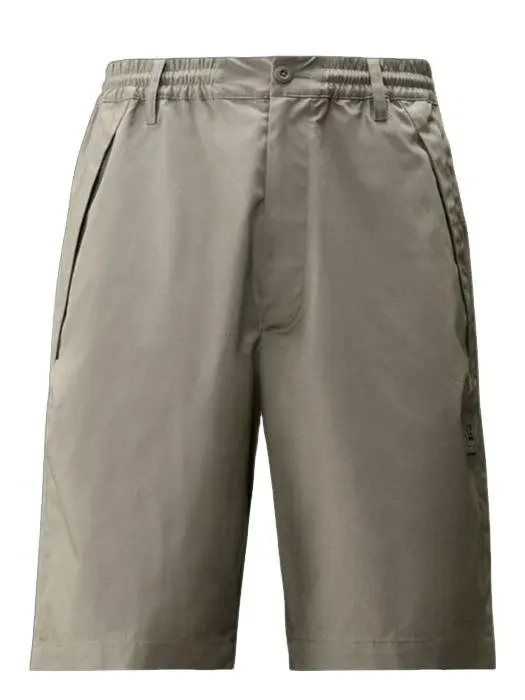 C.P. COMPANY Logo Patch Drawstring Shorts - Flint Grey