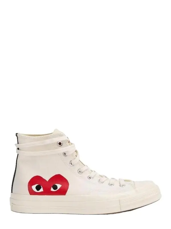 CONVERSE X COMME DES GARONS PLAY Chuck Taylor High-top Sneakers - White
