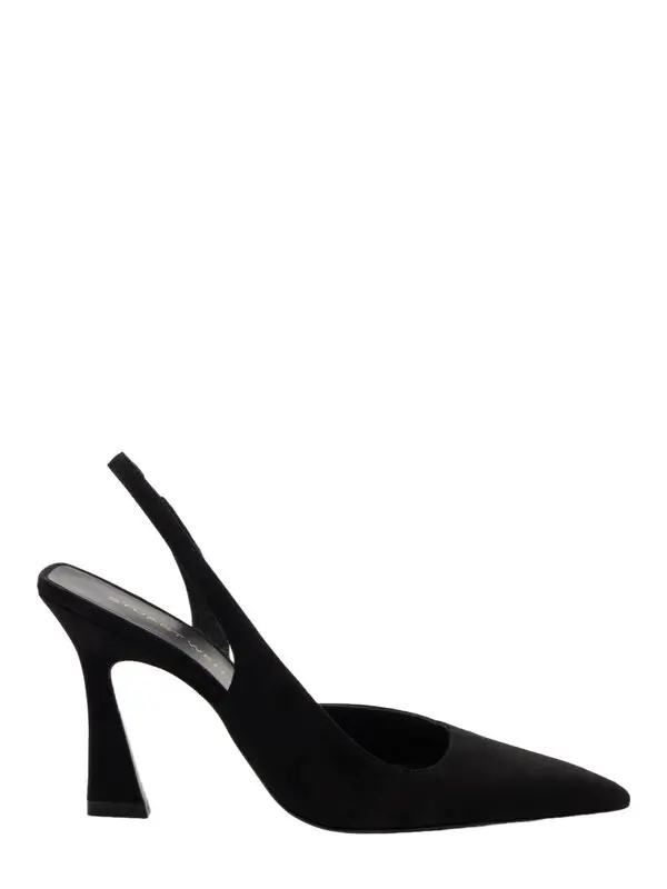 STUART WEITZMAN Vinnie 85 D'orsay Slingback Stiletto Heel - Black
