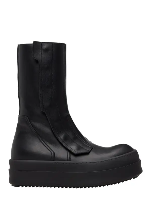 Rick Owens Round-toe Ankle Boots - Black