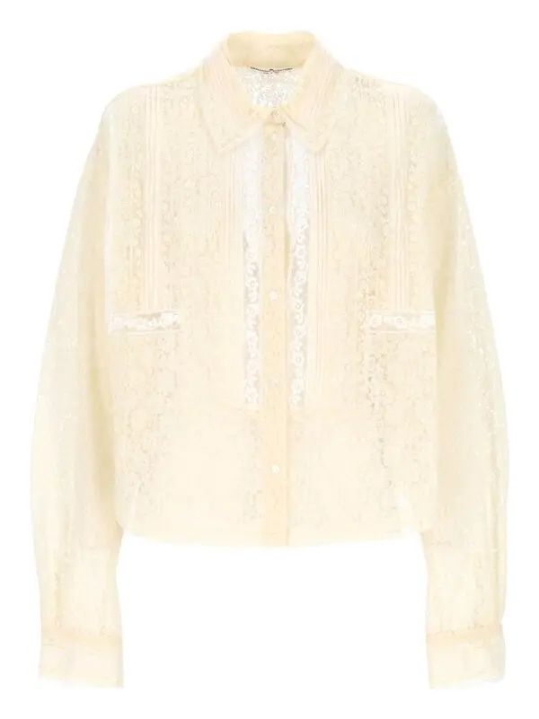 Ermanno Scervino Lace Shirt - Whitecap Grey