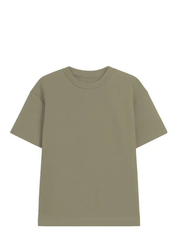 THE FRANKIE SHOP Scoob Boxy-fit T-shirt - Light Olive Green