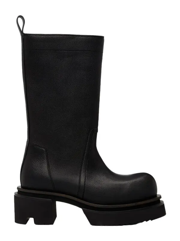 Rick Owens Round-toe Boots - Black