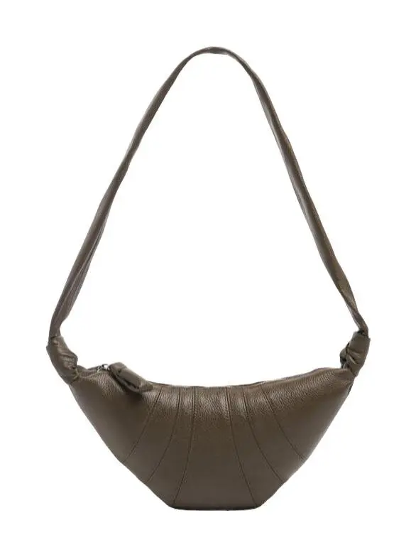 LEMAIRE Small Croissant Bag - Brown
