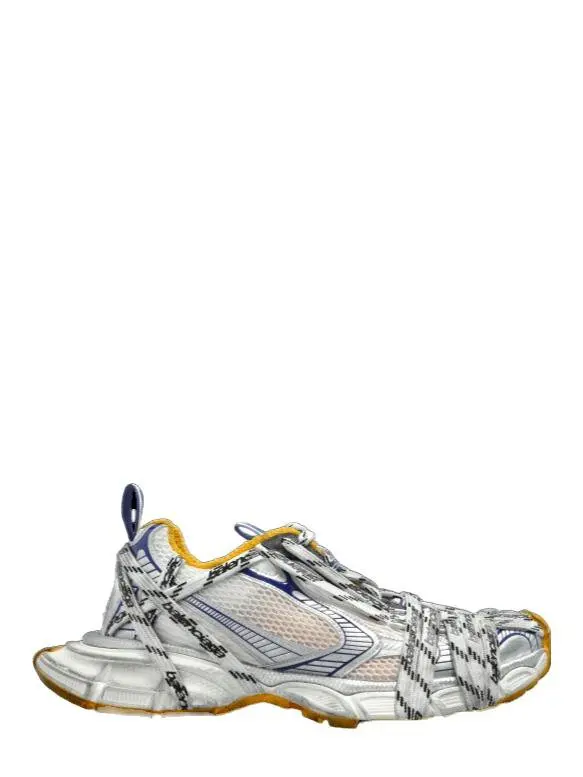 Balenciaga 3xl Extreme Laces Logo Sneakers - Gray