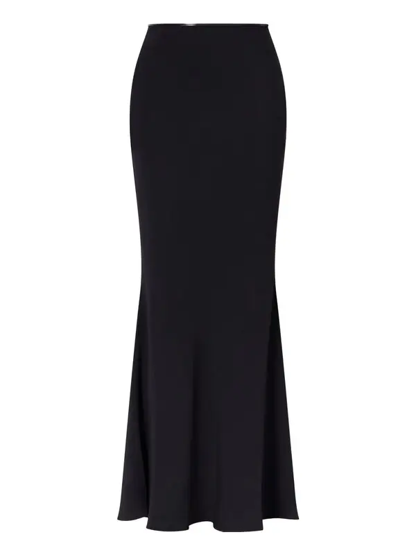 TOM FORD Satin Maxi Skirt - Black
