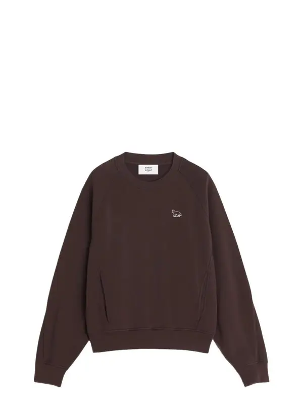 Maison Kitsuné Baby Fox Embroidered Sweatshirt - Ganache