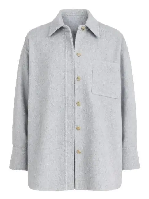 Vince Oversized Button-up Shirt - White