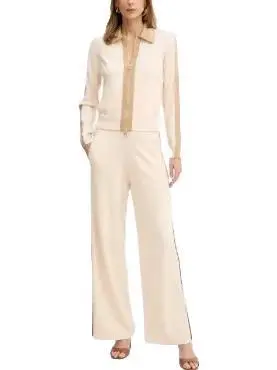 Elisabetta Franchi Zip-front Cardigan - Nude