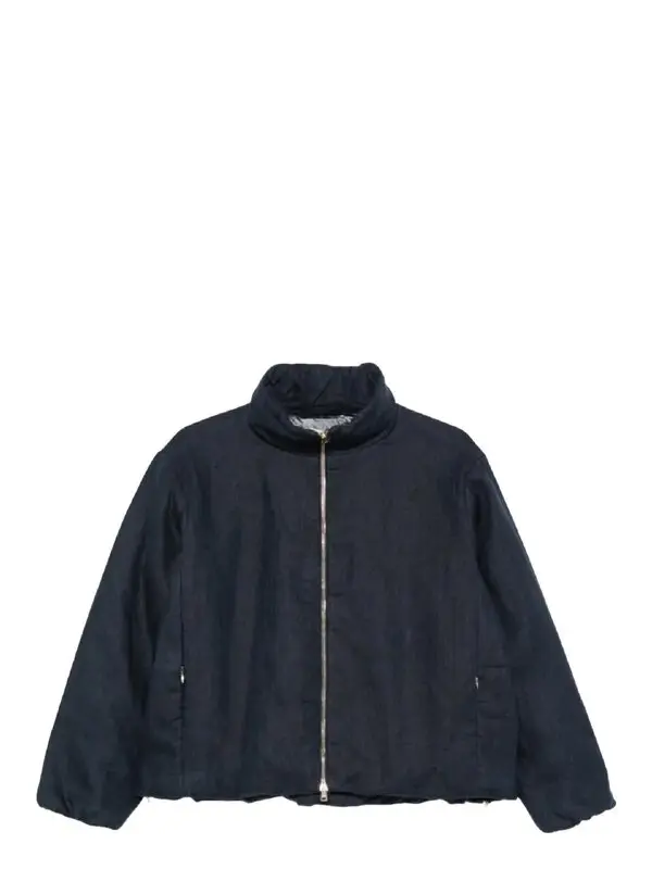 Herno Padded Linen Jacket - Black