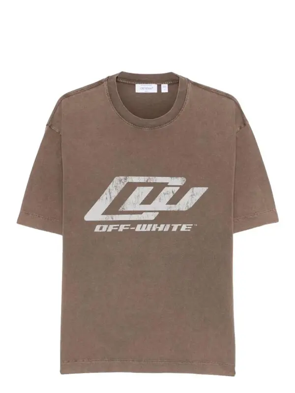 Off-White Owr Skate Short Sleeve T-shirt - Brown