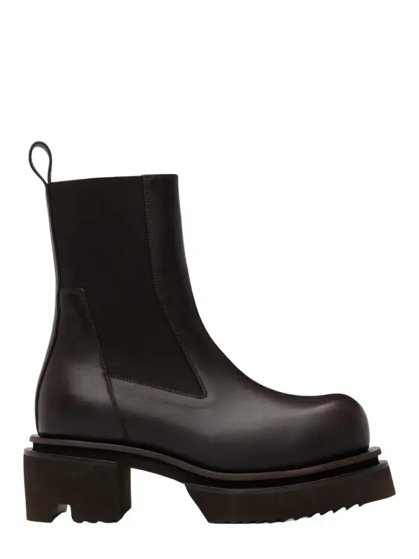 Rick Owens Round-toe Chelsea Boots - Black