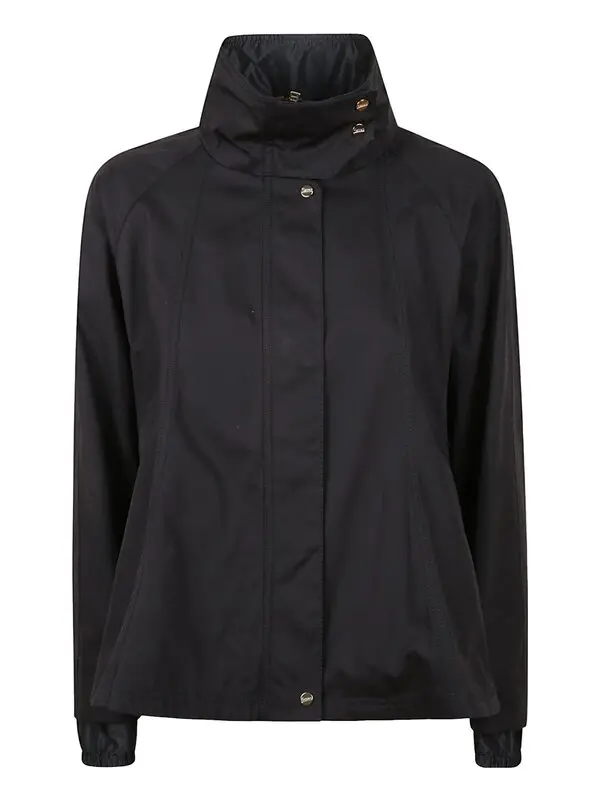 Herno High Neck Jacket - Black