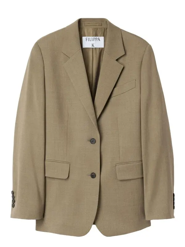 Filippa K Single-breasted Blazer - Light Driftwood Mixed Color