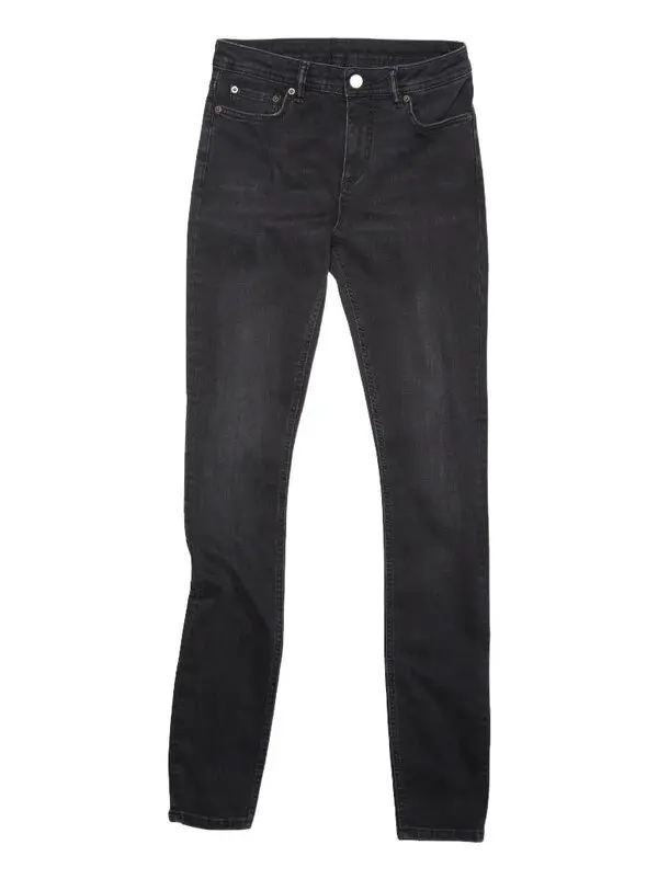 Acne Studios Climb Mid-rise Skinny Jeans - Make Old Black