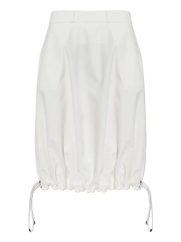 Coperni Tailored Balloon Skirt - White