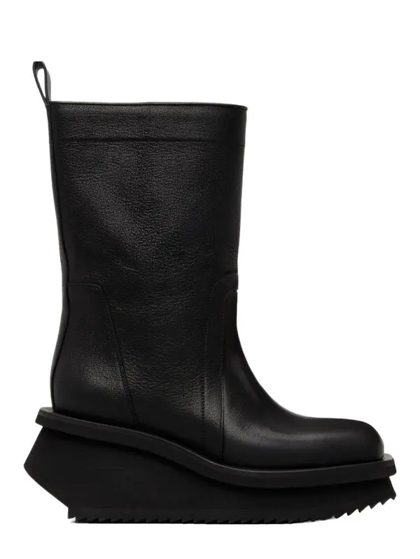 Rick Owens Back Pull-out Boots - Black