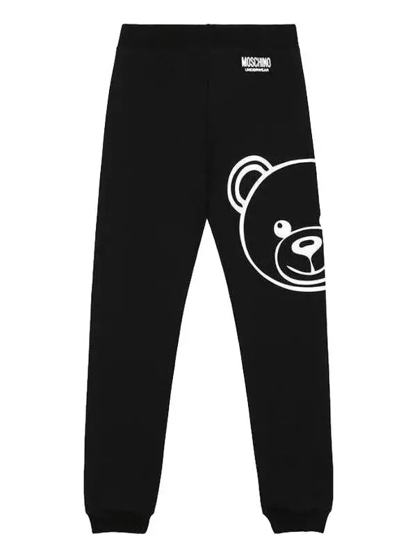 Moschino Printed Sweatpants - Black