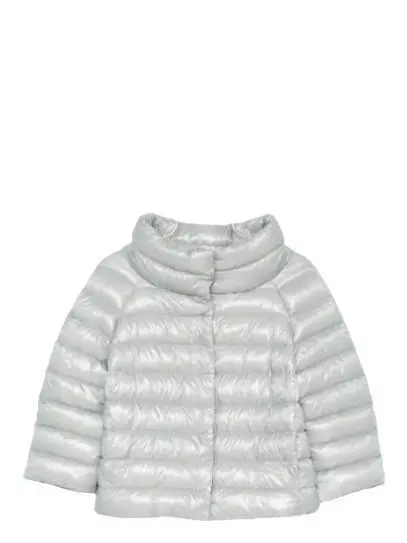 Herno Sofia Padded Mini Cape - White