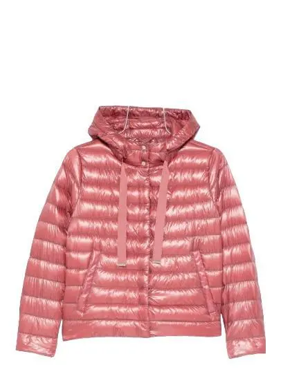 Herno Hooded Quilted Jacket - Pink