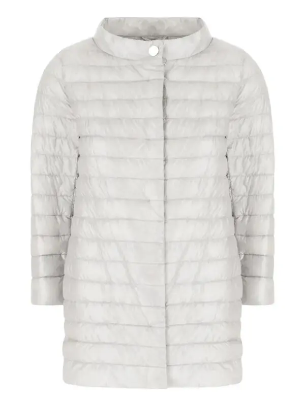 Herno A-line Quilted Jacket - White