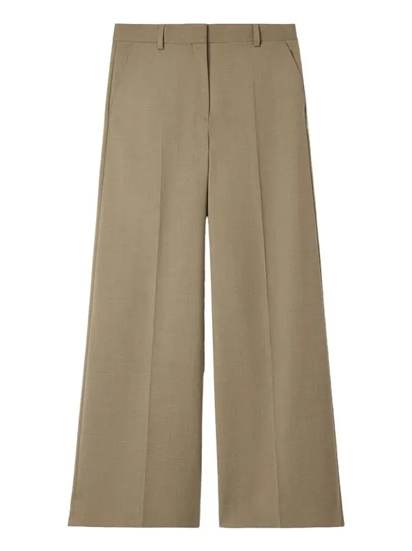Filippa K High-rise Wide-leg Tailored Trousers - Light Driftwood Mixed Color