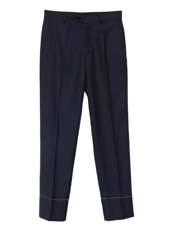Brioni Tigullio Tailored Trousers - Navy Blue