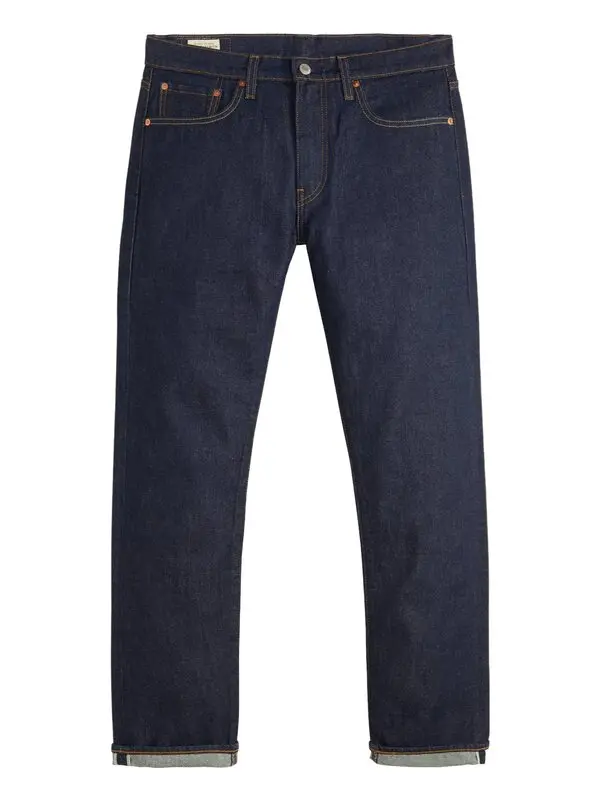 LEVI'S 502 Selvedge Taper Jeans - Don't Be So Rigid - Dark Wash