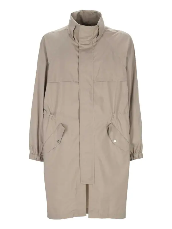 Brunello Cucinelli Back-drawstring Coat - Light Brown