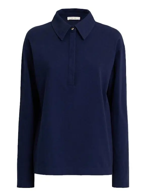 THE ROW Roddie Cotton Shirt - Black