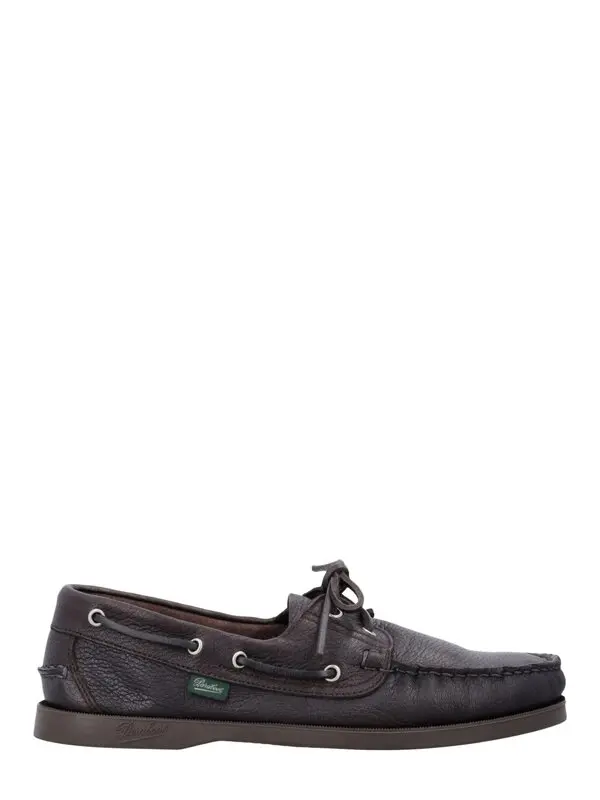 Paraboot Lace-up Boat Shoes - Black