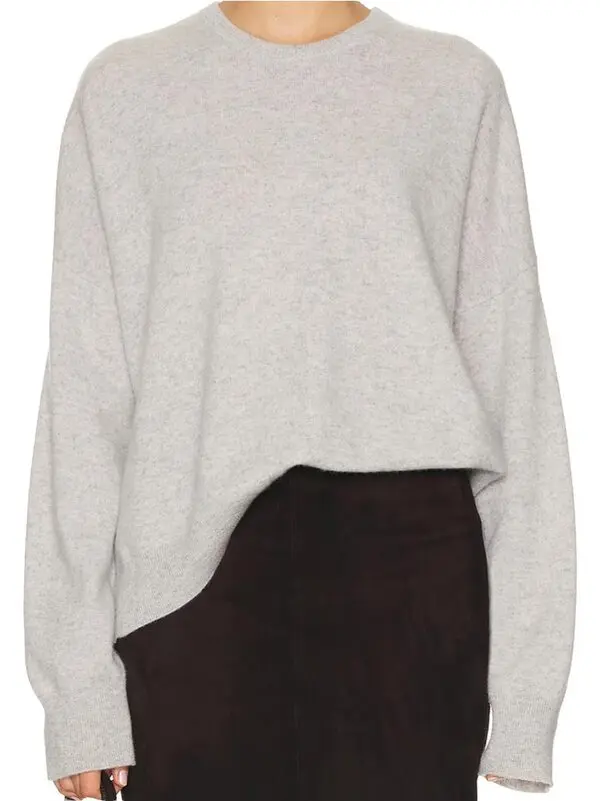 ST. AGNI Long Sleeve Knitwear - Grey