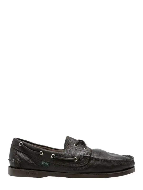 Paraboot Lace-up Boat Shoes - Dark Brown