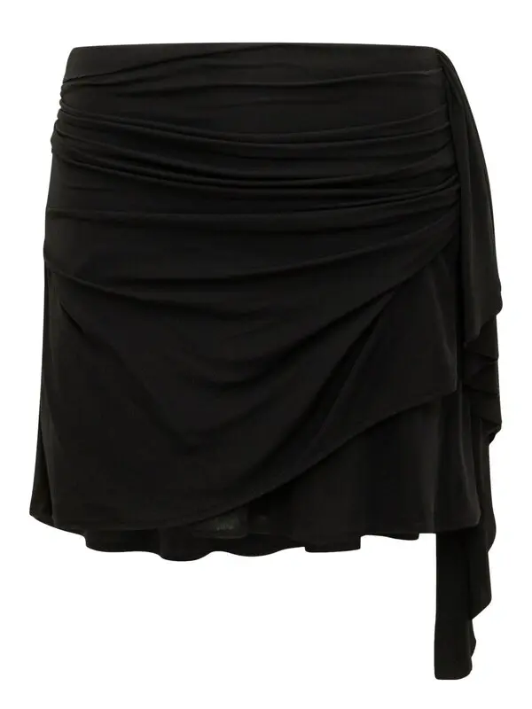 IRO PARIS Ribbon-accentuated Skirt - Black