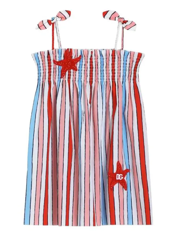 Dolce & Gabbana Striped Starfish Dress - Multicolor