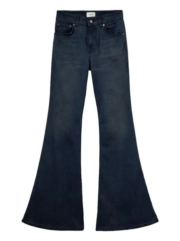 HAIKURE Farrah Flared Jeans - Black Moon