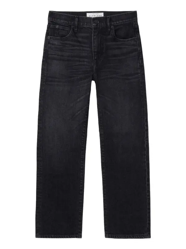 SLVRLAKE London Straight Leg Jeans - Black