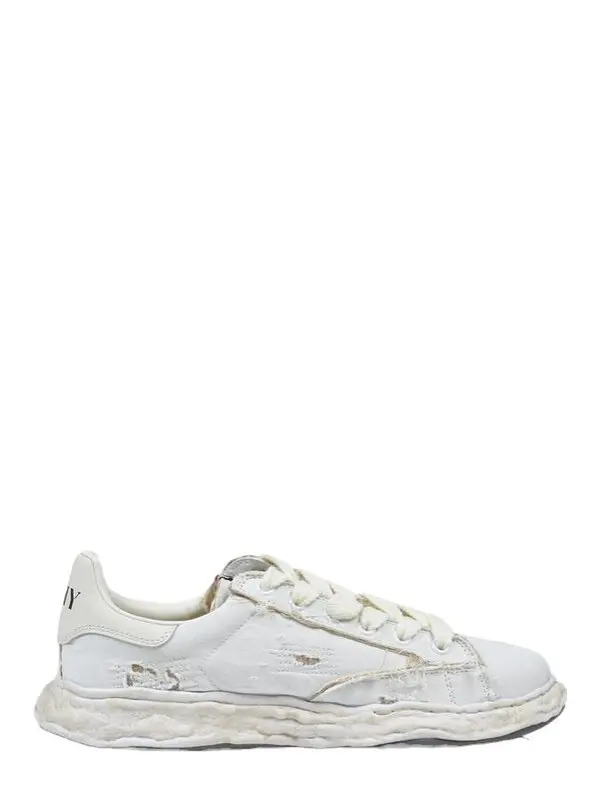 Mihara Yasuhiro Charles Distressed Sneakers - White